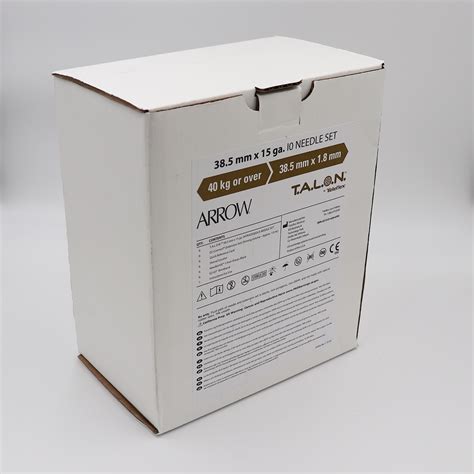 Arrow® Ez Io® T A L O N ™ Needle Set Intraosseous Access Emergency Medicine All Categories