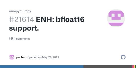 ENH Bfloat16 Support Issue 21614 Numpy Numpy GitHub