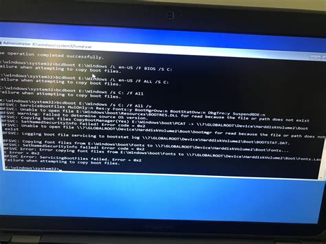 Failed To Copy Boot Files Windows 10 Forums