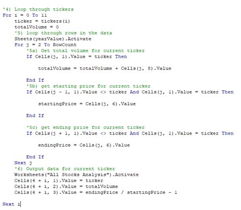 GitHub RickVerduin Stock Analysis Analysis Of Stocks Using VBA