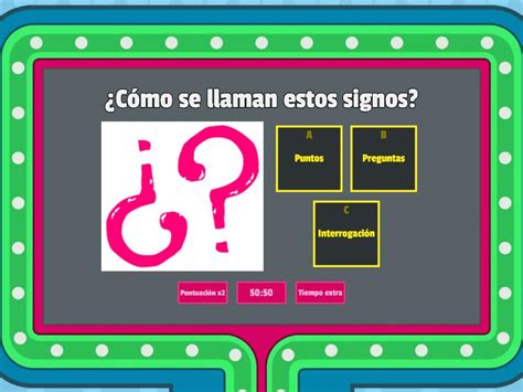 Signos De Interrogación Gameshow Quiz
