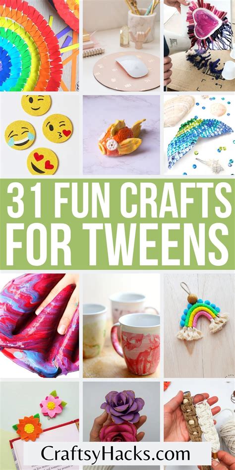 Crafts For Ages 7 12 Crafts For 11 Year Girl Teen Craft Activities
