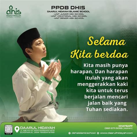 Selama Kita Berdoa Kita Masih Punya Harapan Daarul Hidayah
