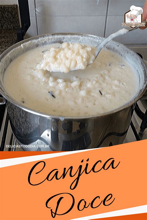Canjica Doce Leite Condensado E Leite De Coco Delícias Todo Dia