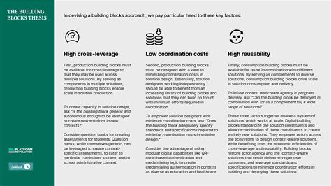 The Building Blocks Thesis Volume 2