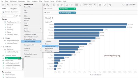 Tableau Progress Bar Chart