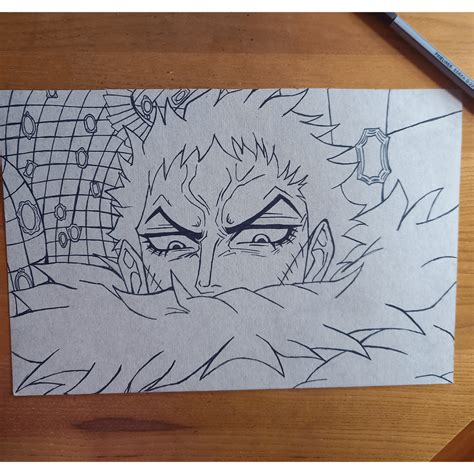 I Tried To Draw Katakuri From One Piece Ranimesketch