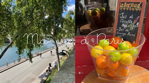 Eng파리 일상 브이로그 주랑 프랑스 유학생 브이로그 프랑스 일상 파리 산책 음대생 브이로그 블루베리 크림치즈 만들기 새로 시작한 일들 다이어트 어플