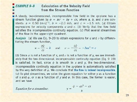 Chapter 9 Differential Analysis Of Fluid Flow The