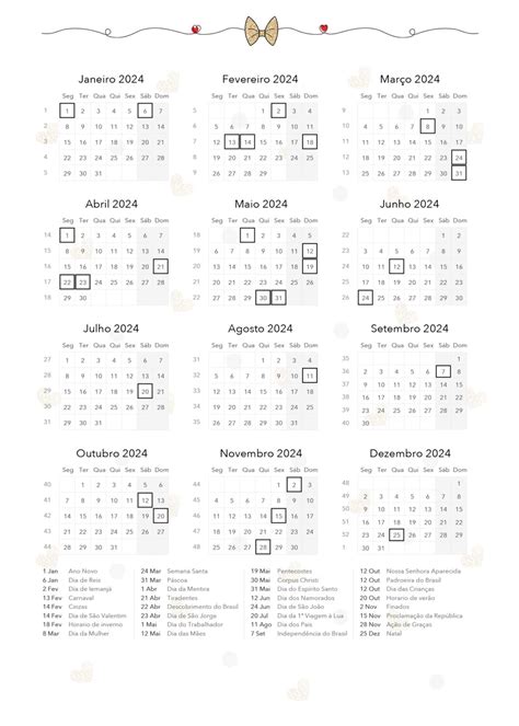 Calendario Professor 2024 Planner Professor Minnie Fazendo A Nossa Festa