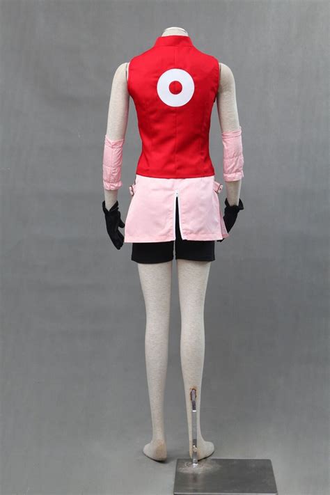 Naruto Haruno Sakura Cosplay Costume