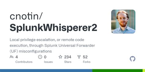 GitHub Cnotin SplunkWhisperer Local Privilege Escalation Or Remote Code Execution Through