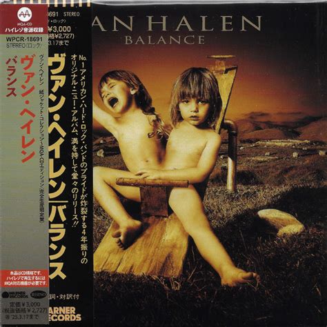 Van Halen Balance Cd Paper Sleeve Mqa Cd Album Limited Edition