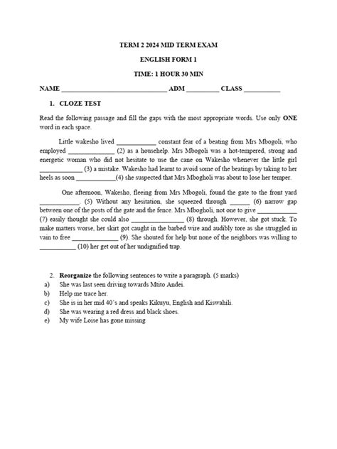 English F1 Qs Pdf Poetry