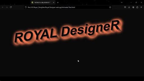 Css 3d Text Animation Effects 3d Glowing Text Using Html And Css