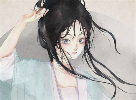 国风美少女 攻二二 站酷ZCOOL