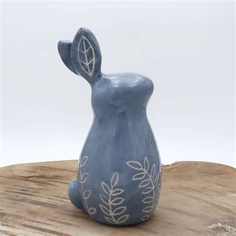 Bunny Bleu Cobalt 9 Cm Victoria Céramique