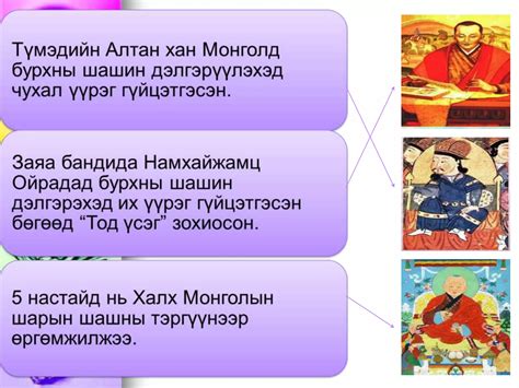 Монголд бурхны шашин дэлгэрсэн нь Pptx