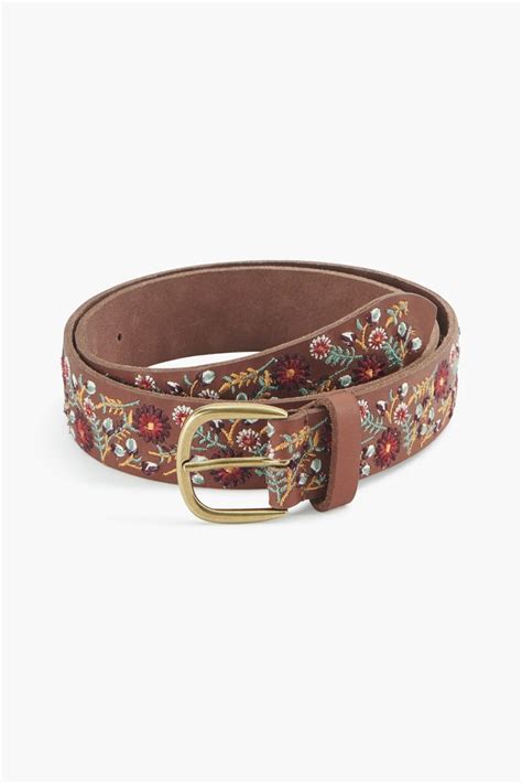 Floral Embroidered Belt Lucky Brand