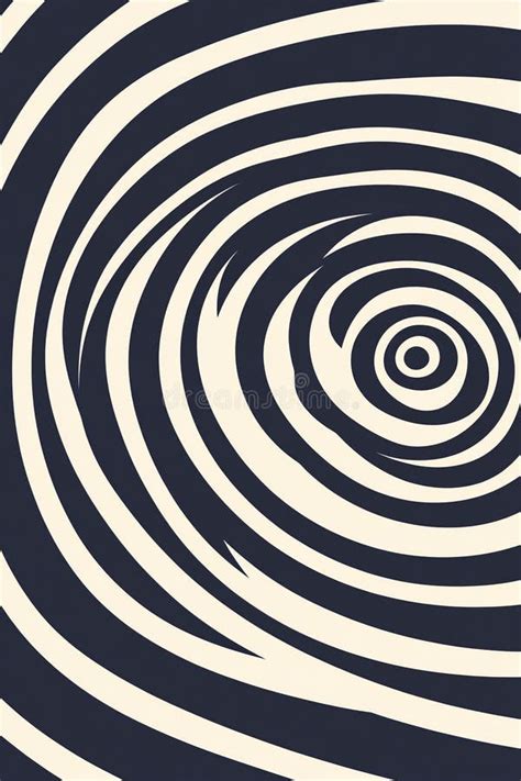 A Minimalistic Circular Wave Pattern With Contrasting Light And Dark