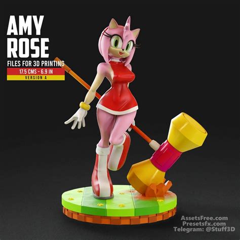 Amy Rose Sonic Free High Quality Models