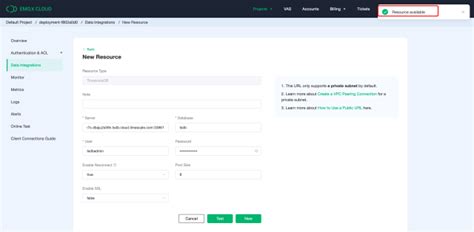 save mqtt data from emqx cloud on gcp to timescale cloud through the