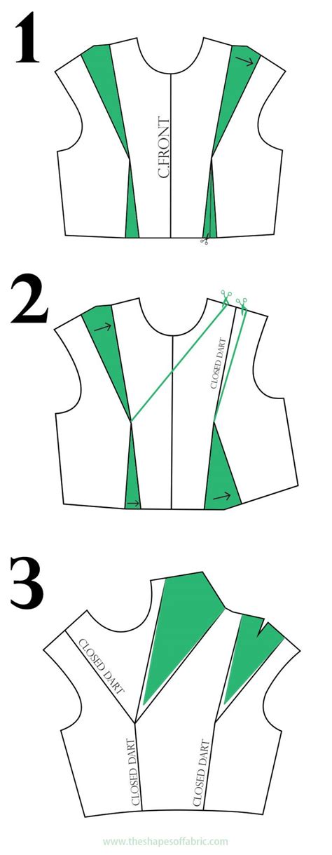Dart Manipulation Basics The Shapes Of Fabric