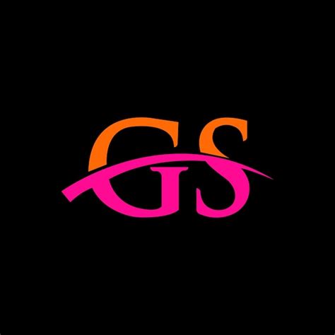Premium Vector Gs Letter Initial Logo Design Template Vector Illustration
