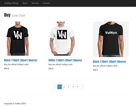 Vulnyx Shop Noname