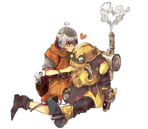 Lucca Ashtear And Robo Chrono Trigger Drawn By Azuchimonica Danbooru