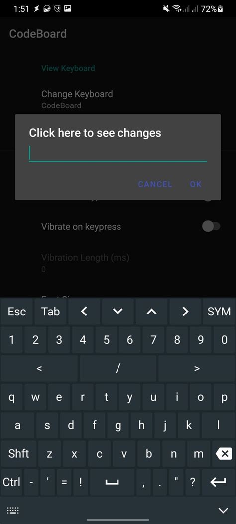 Android Codeboard Layout For Html Rhtml5