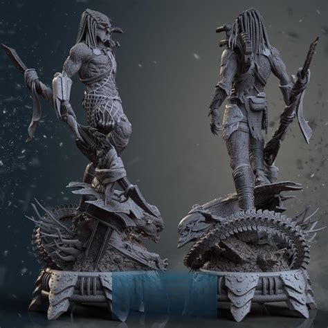 1764 Predator Vs Alien Stl 3d Print Files My Stl