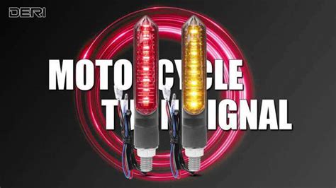 ไฟเลี้ยวสองด้าน Led น้ำไหลรถจักรยานยนต์ตัวบ่งชี้ทิศทางเบรกไฟท้ายที่จอด