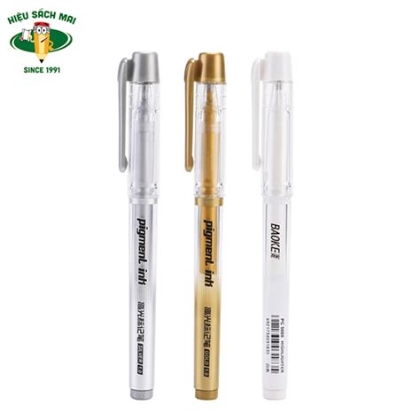 Bút Nhũ 10mm Baoke Pc5088 12 HiỆu SÁch Mai