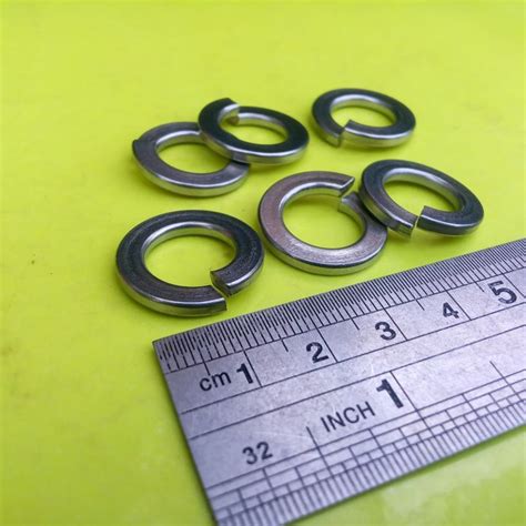 Ring Per M16 Putih Ring Baut Kunci 24 Ring Per Galvanis M16 Ring