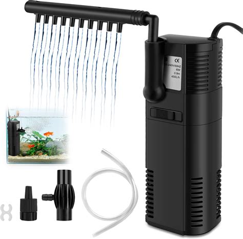 Filtre intérieur d aquarium 60 l Pompe avec filtre Pompes et
