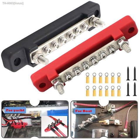 6w Car Terminal Block Negative Bus Bar 12v 150a Terminal Block 12v