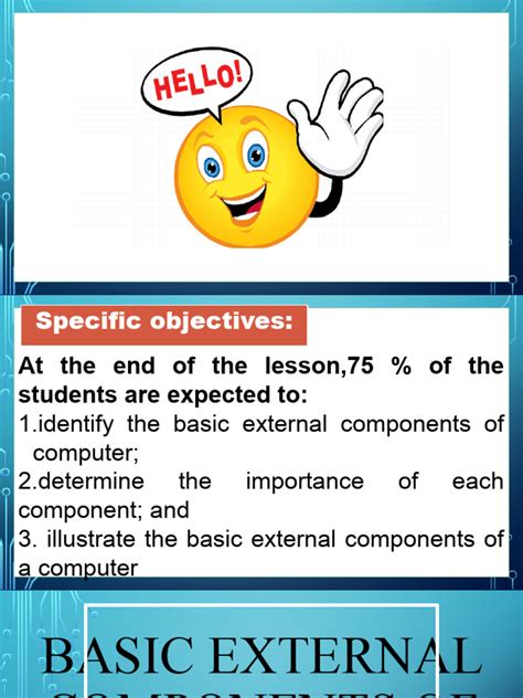 Basic External Components Of Computer Demo Pdf