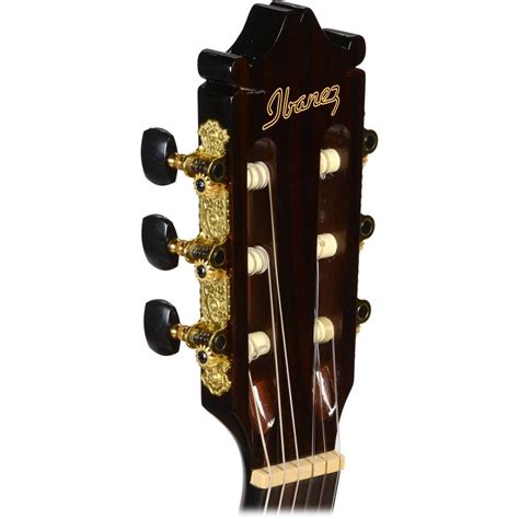 Guitarra Clásica Acústica Eléctrica Ibanez Ga35tce Thin Line Sunburst