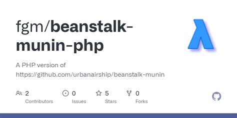 GitHub Fgm Beanstalk Munin Php A PHP Version Of Https Github