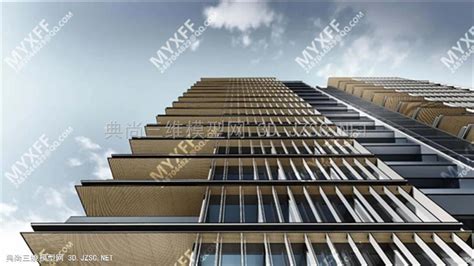 郑州康桥香麓湾 现代高层豪宅 叠墅 Scdasu模型 Su建筑三维模型su模型