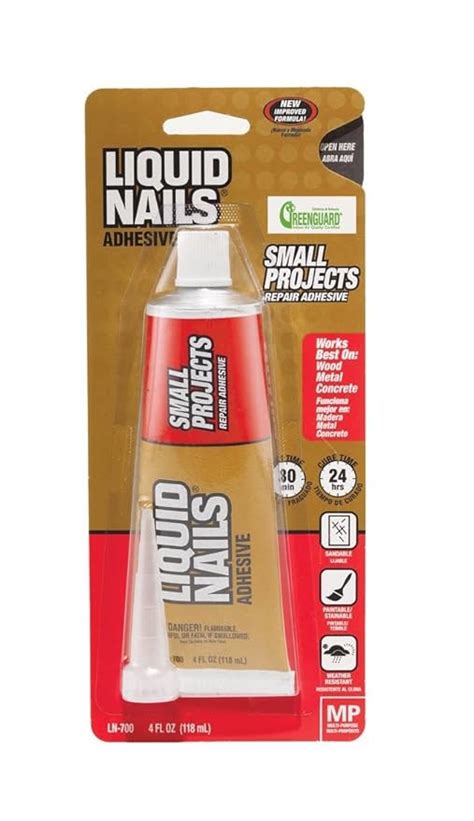 Liquid Nails Small Projects Multi Purpose Adhesive Home