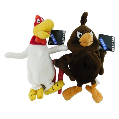 Foghorn Leghorn And Henry Chicken Hawk Set Warner Bros Bean Bag Plush