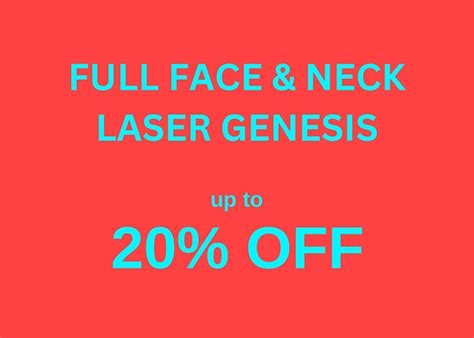 Laser Genesis Full Face And Neck Global Skin Clinics