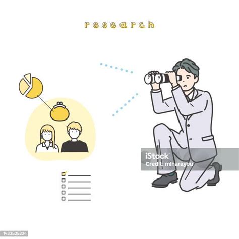 설문 조사를 수행하는 남성 컨설턴트의 그림입니다 벡터 그래프에 대한 스톡 벡터 아트 및 기타 이미지 그래프 통화 가계 Istock