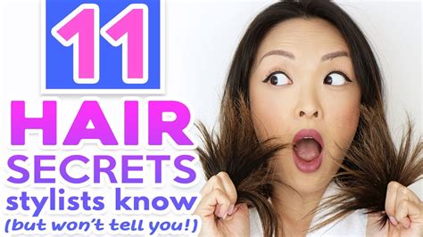 11 Hair Secrets Stylists Know But Wont Tell You Youtube