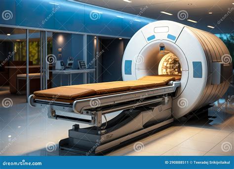 Computerized Tomography Machine In Radiology Room Generative Ai Stock