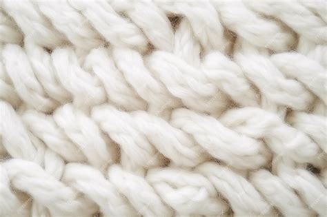 Premium Ai Image White Wool Texture As Background