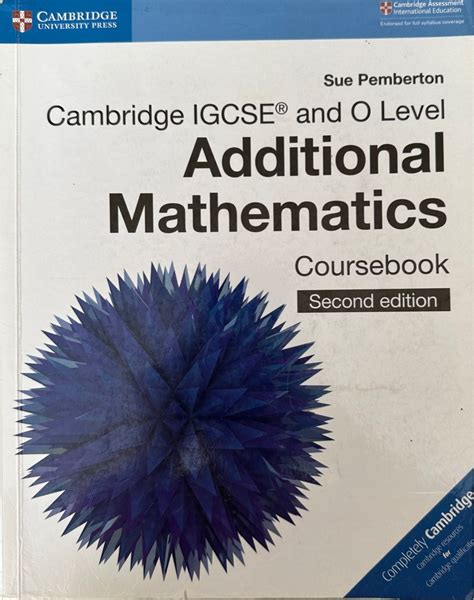 IGCSE Additional Mathematics Textbook Hobbies Toys Books