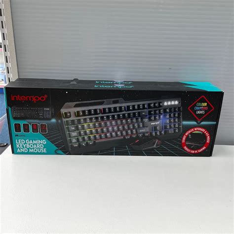 Intempo Led Gaming Keyboard And Mouse Own4less